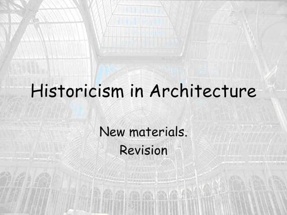 Modern Architecture History | PPT