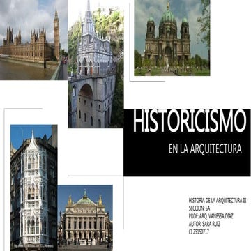 Historicismo | PPTX