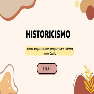 Historicismo | PPTX