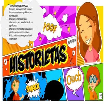 Guía práctica para confeccionar una historieta | PDF