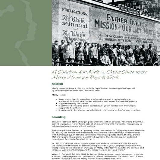 A Brief History of Mercy Home | PDF