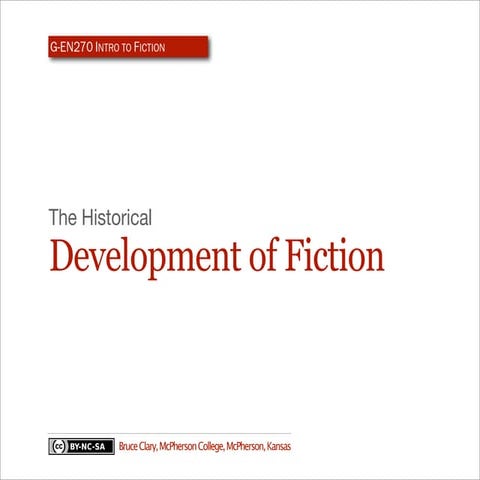 Historical Development of Fiction | PDF