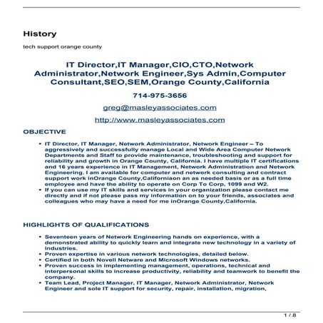 Senior Technical Writer / Project Manager | PDF