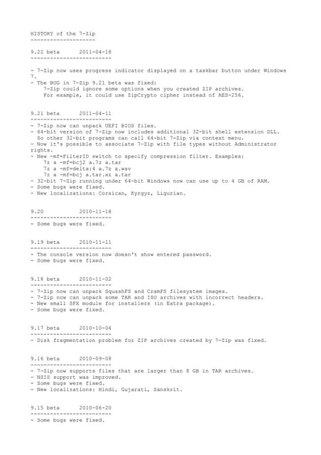 7-zip compression settings guide | PDF