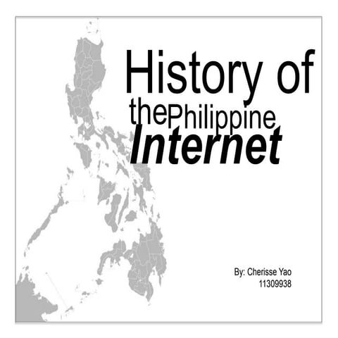 History of Philippine Internet | PPTX