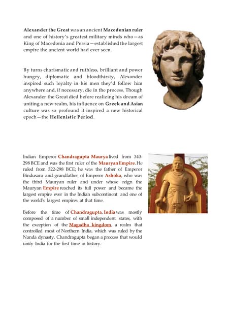 The Mauryan Empire | PPT