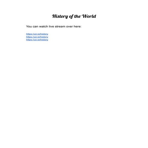 History | PDF