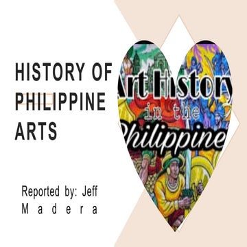 Development of Visual Arts in the Philippines | PPTX
