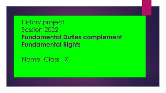 Fundamental rights of indian constitution | PPTX