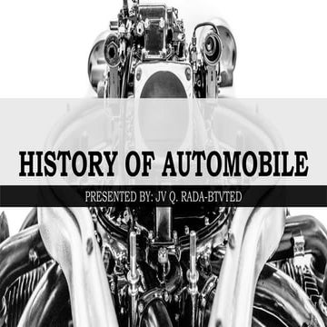 History of cars presentation | PPTX