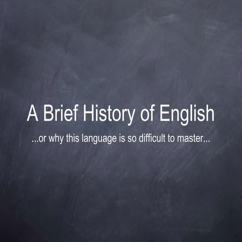 Lecture 3: Old English Period | PPTX