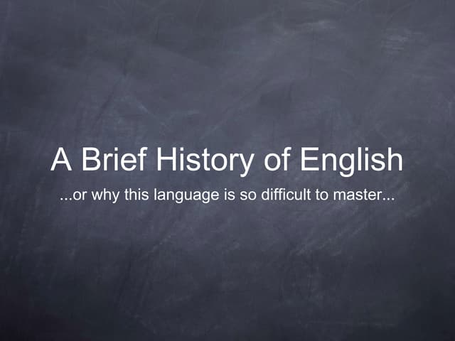 Old english power point | PPT