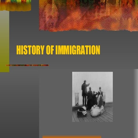 History Of Immigration | PPT