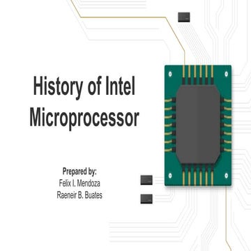 History-of-Intel-Microprocessor.ppt tx | PPTX | Desktops | Computing