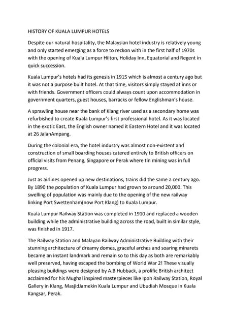 JW Marriott Hotel-Reference | PDF