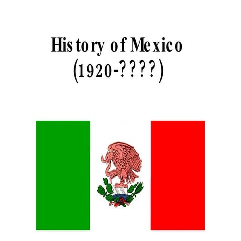 History Of Mexico | PPT | Civic affairs | Politics