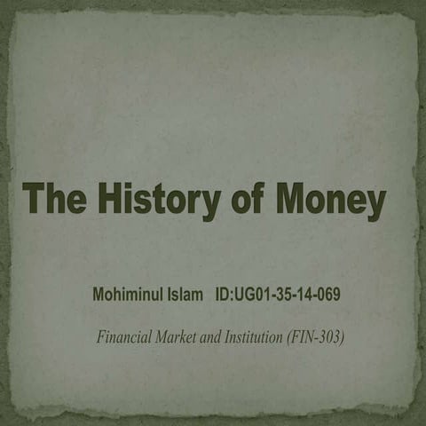 History of-money | PPTX