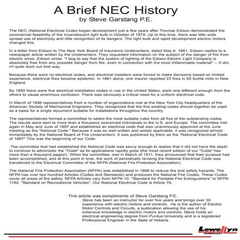 History of-nec | PDF