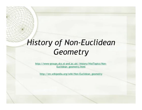 Modern geometry | PPT