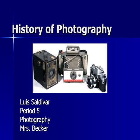History of Photography | PPT
