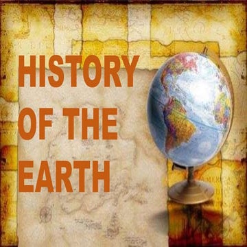 History of the Earth by Group 4- HUMSS 11 | PPTX