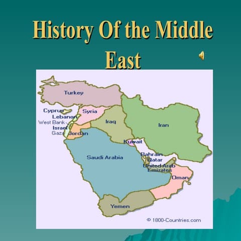 History Of The Middle East 2 | PPT
