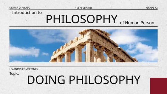 Concept of philosophy | PPTX