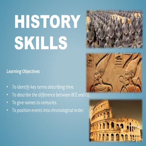 History skills chronology | PPT