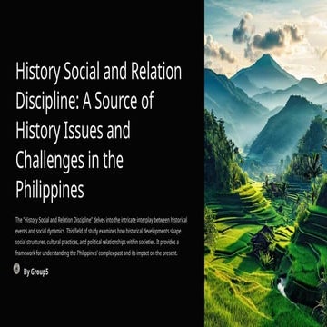 History-Social-and-Relation-Discipline-A-Source-of-History-Issues-and ...