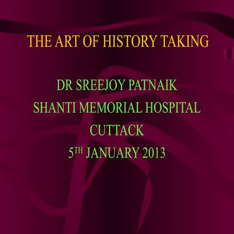 History taking a complete guide for all systems (clinical history ...