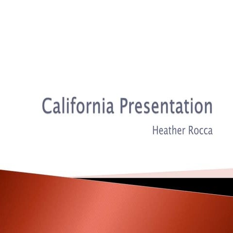 History 141 california | PPT
