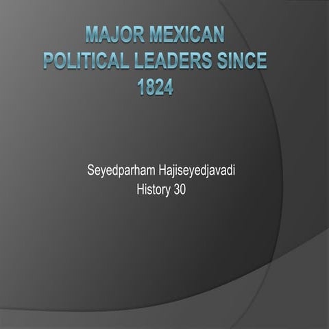 Mexican Revolution - Who's Who | PPT