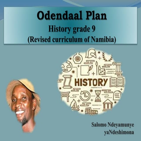 History 9 odendaal plan lesson | PPTX
