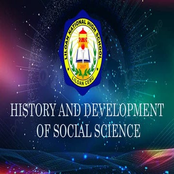 HISTORY AND DEVELOPMENT OF SOCIAL SCIENCE.pptx