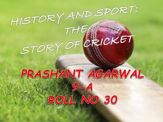 Introduction to the Game of Cricket | PDF