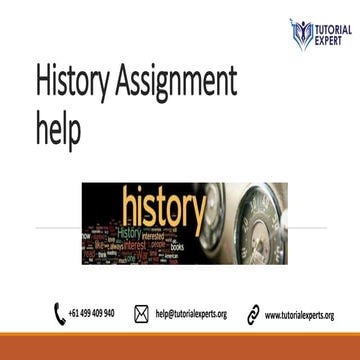 Online History assignment help | PPTX