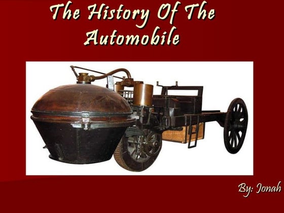 History of cars presentation | PPTX | Auto Technology | Automotive