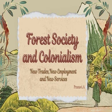 History chapter 4 - grade 9.pdf india forest society and colonialism | PDF