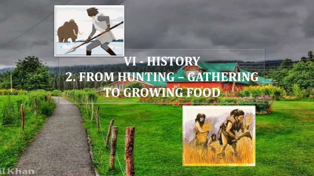 ppt new questions and ideas history class 6 | PPTX