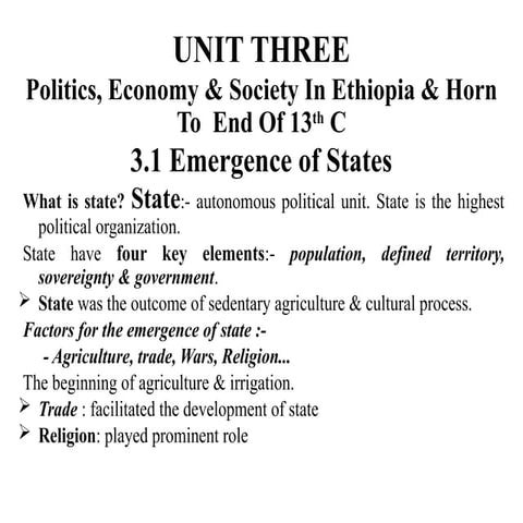 History chapter Three for freshman students | PPT