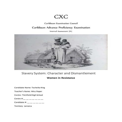 CSEC History SBA | DOCX