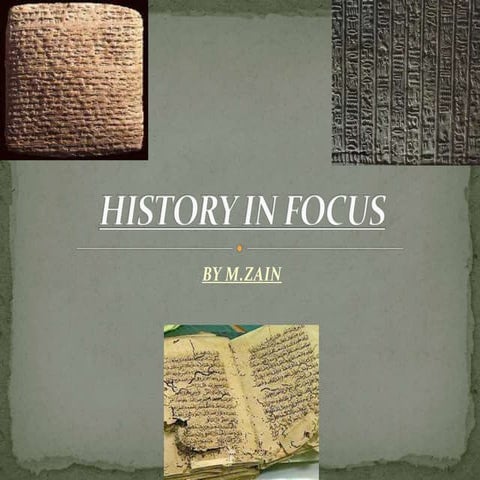 The 3 Ways We Study The Past | PPT