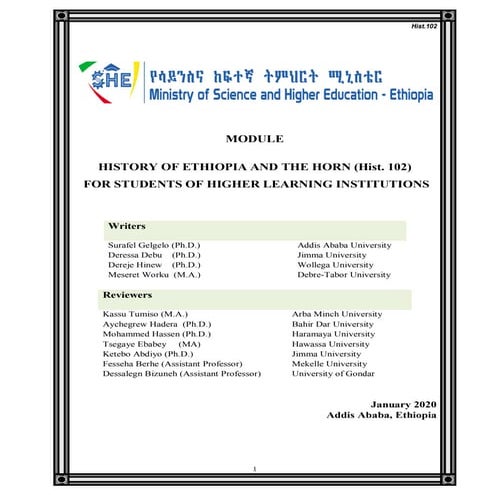 HISTORY Module (Revised).pdf fershman student module | PDF