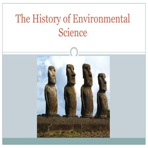 History of Environmental Science | PPTX