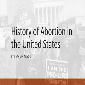 History of abortion in the united states | PPTX