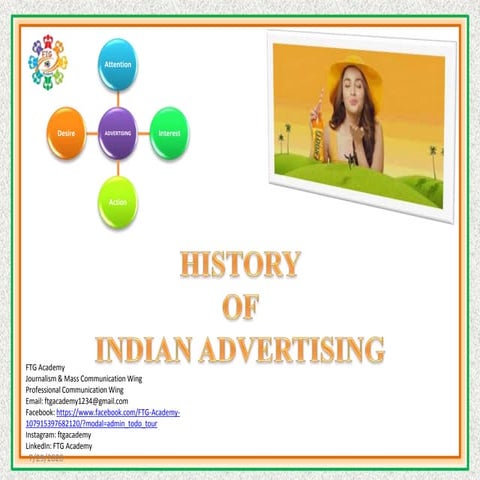 History of advertising in india 2020 | PPTX | Advertising Industry ...