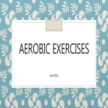 History of Aerobic Exercise | PPTX