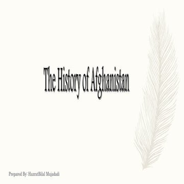 PPT presentation of afghanistan | PPTX