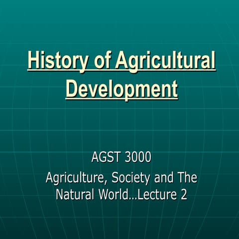 Unit 5 agriculture | PPTX