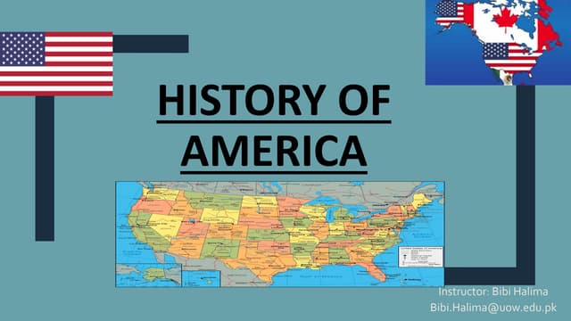 History of USA | PPTX